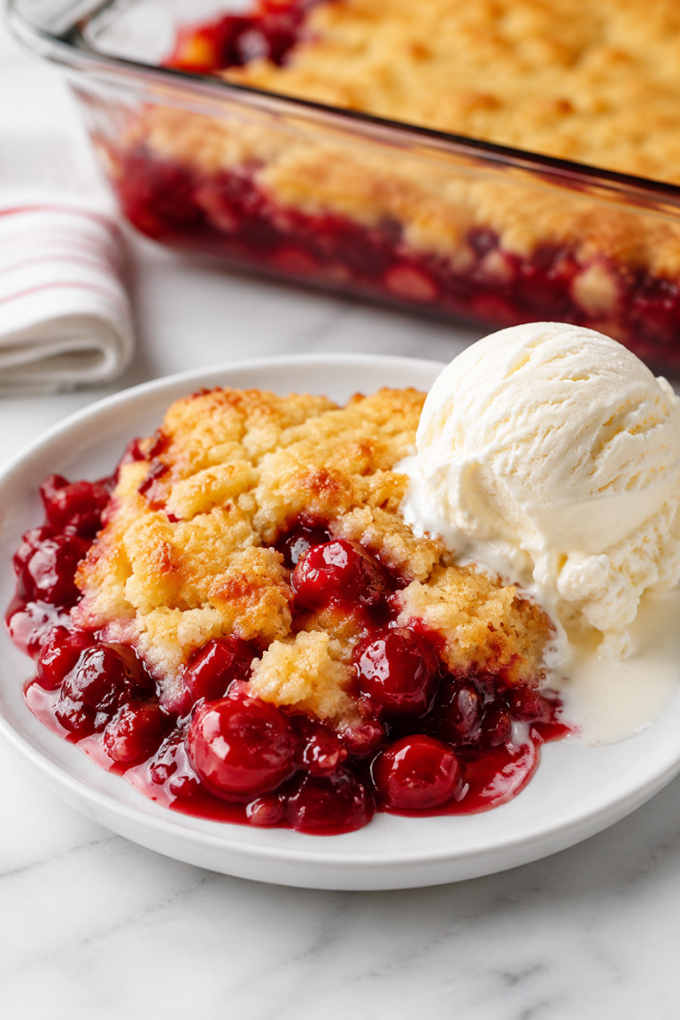 3-INGREDIENT CHERRY DESSERT - All Recipes Club